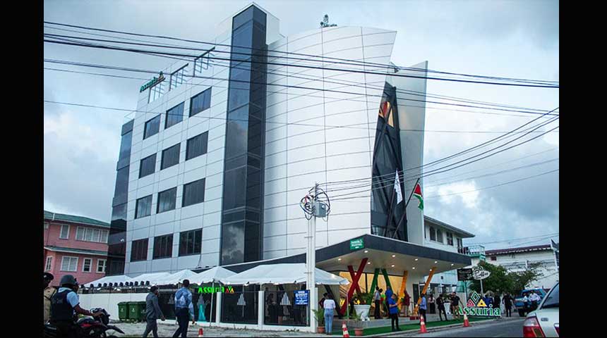 NIEUW HOOFDKWARTIER ASSURIA GUYANA GEOPEND | BIJNA 5 MILJOEN USD ...